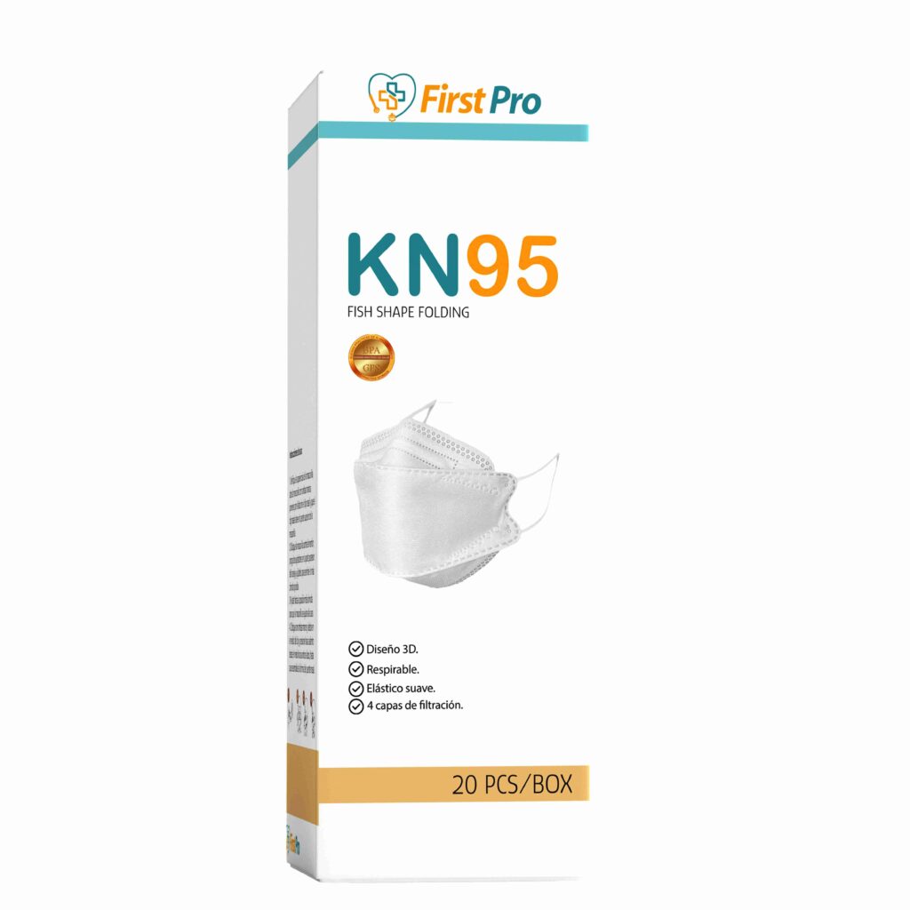 Mascarilla KN95 Fish Type para Adultos - InsumosFirstPro.com