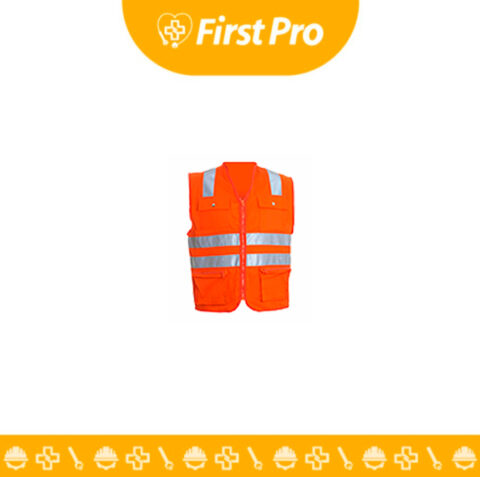 Chaleco reflectante alta visibilidad - InsumosFirstPro.com